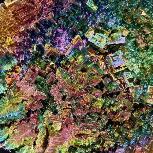 Beautiful, bismuth cluster specimen, available at natur showroom